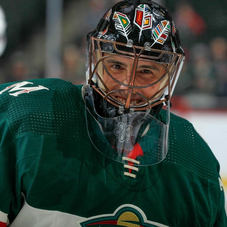 M-A Fleury explains why he speaks to his goalposts in 2 languages, and ...