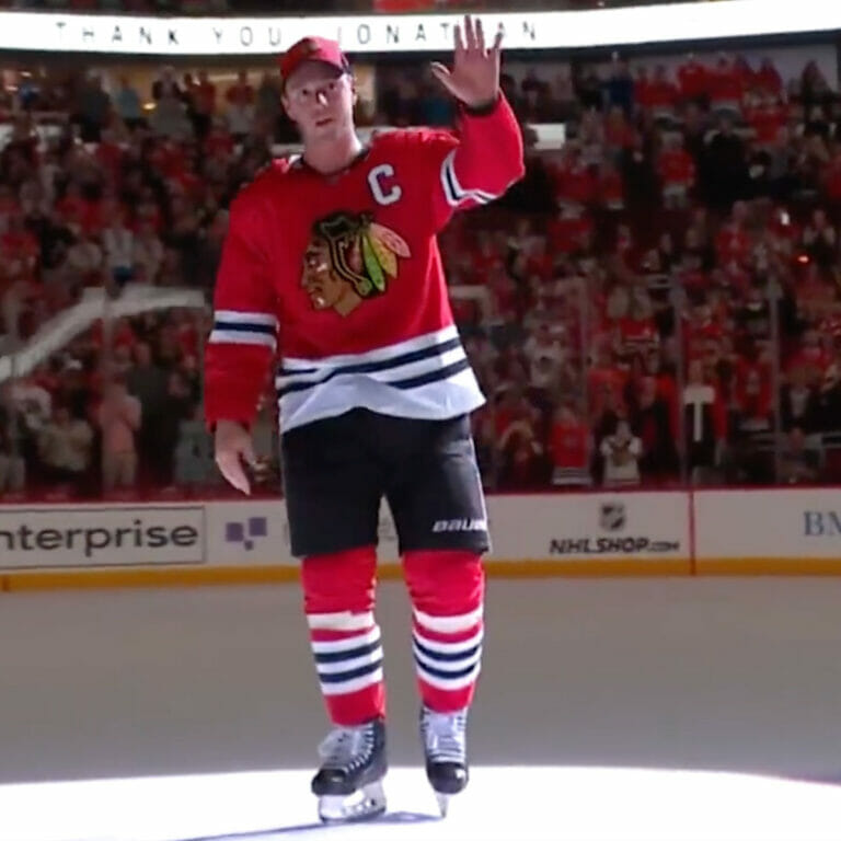 Jonathan Toews' final five words as a Blackhawk says absolutely ...