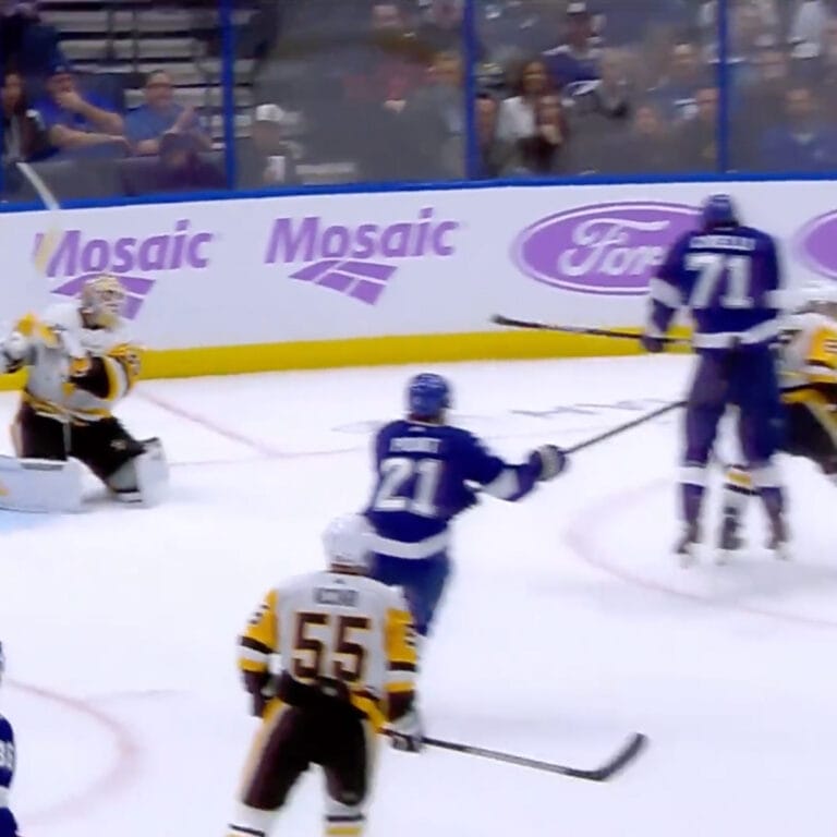 New angle of Tristan Jarry's incredible goalie goal shows just what a ...