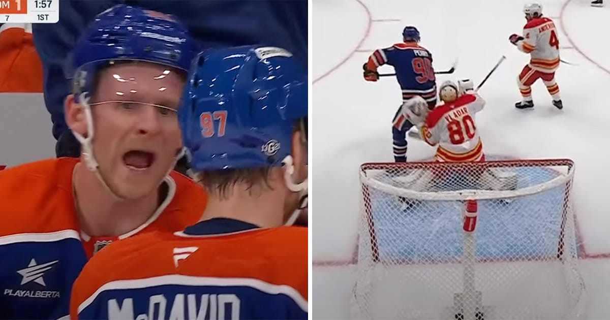Fans furious over goalie interference call in Oilers game