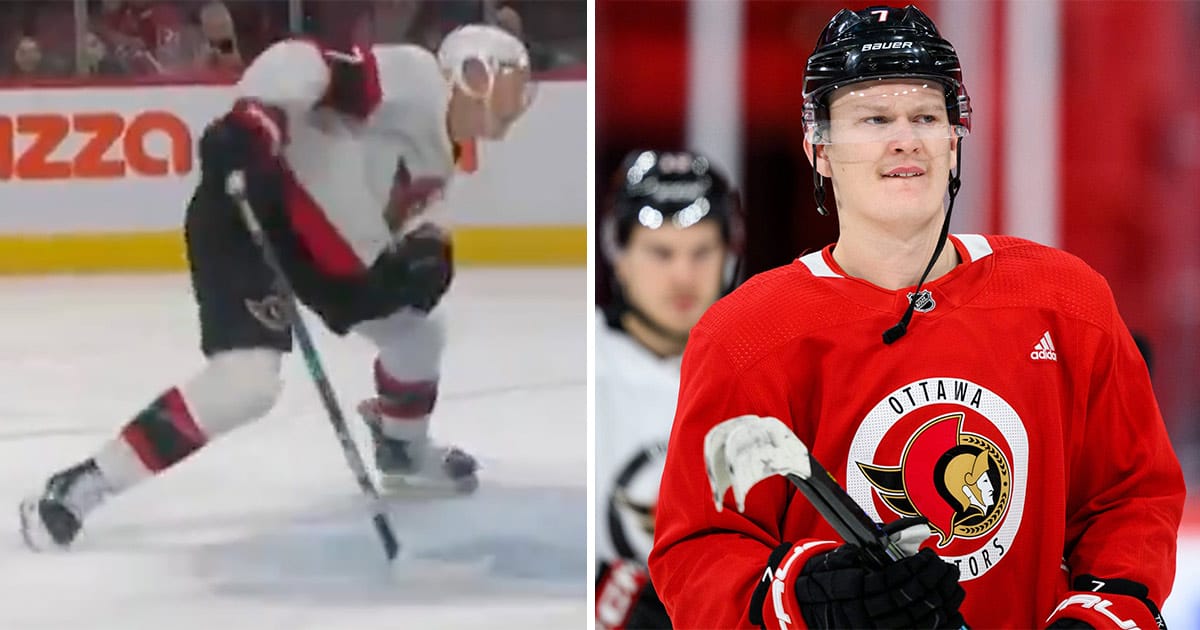 Brady Tkachuk called out for behavior against young rookie