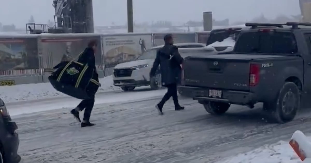 Video of Travis Boyd running to NHL game with the Wild goes viral