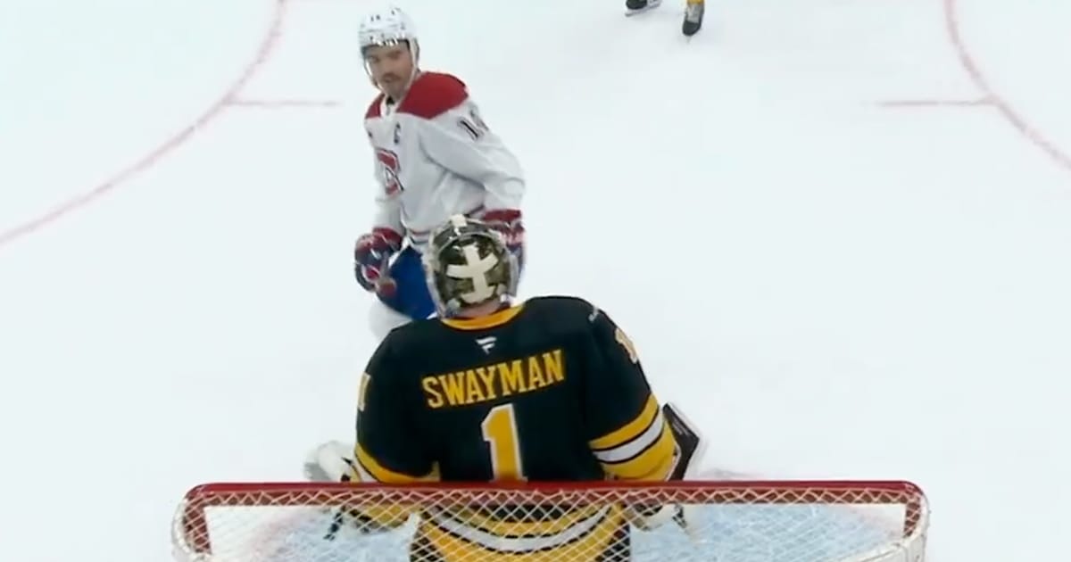Jeremy Swayman makes surprise punch against Nick Suzuki