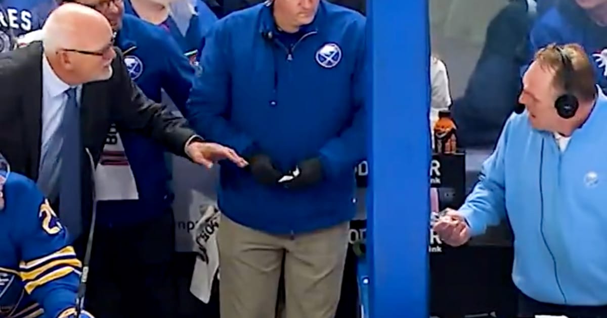 Mic'd up video of Rob Ray getting struck with puck now goes viral