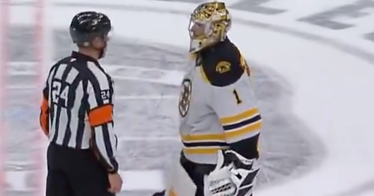 Jeremy Swayman explains why he challenged Kuemper to a fight