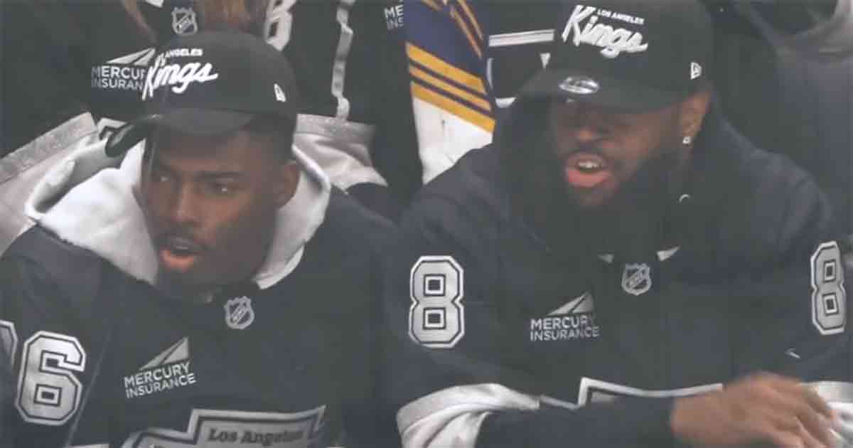 LA Rams funny reaction to seeing Connor Mcdavid play