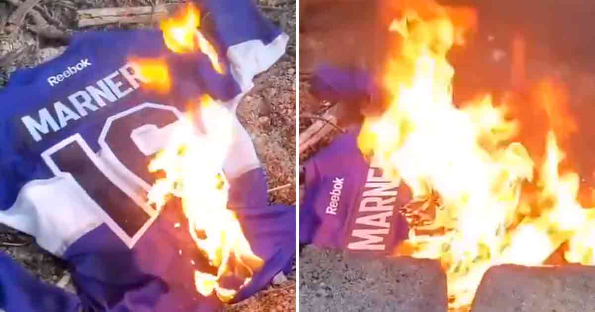 Toronto Maple Leafs fans are now burning jerseys