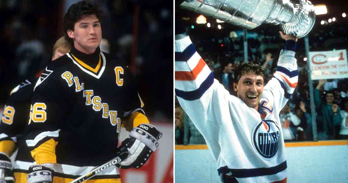 Wayne Gretzky took Mario Lemieux to a singles bar