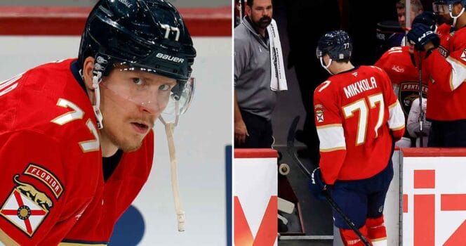 Niko Mikkola faces a possible 10-game ban due to an NHL rule