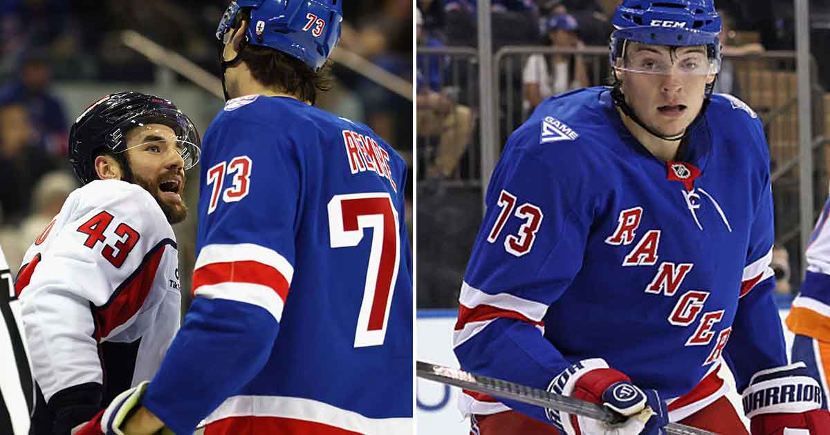 Matt Rempe levels Tom Wilson — fans are loving it