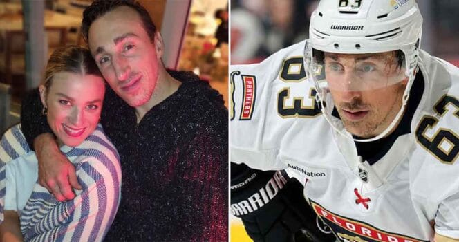 Brad Marchand’s wife has a request for Bruins fans