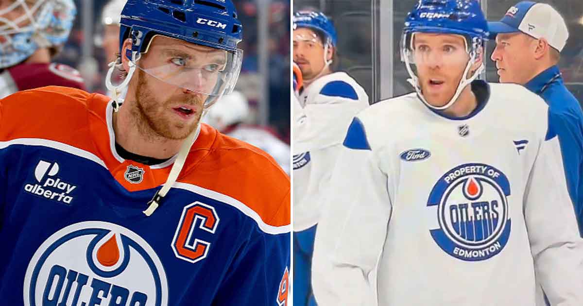 Connor McDavid calls out teammates during practice