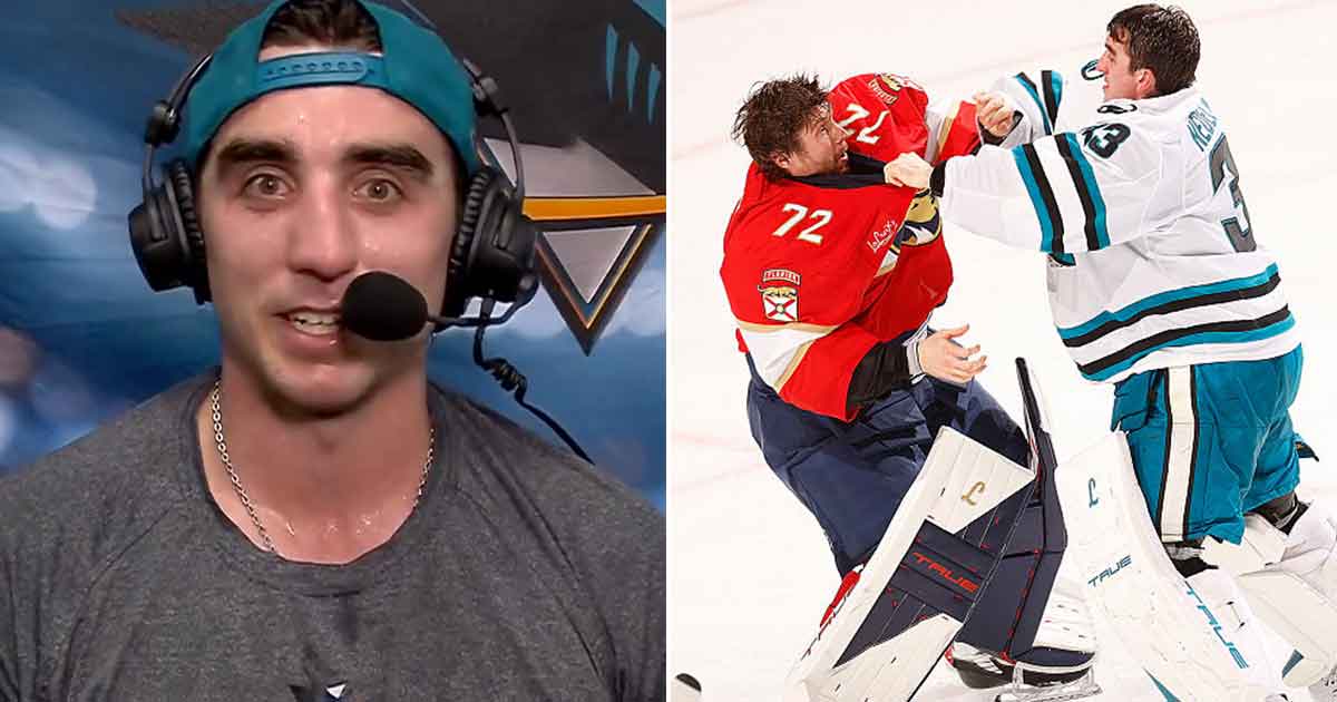 Alex Nedeljkovic’s perfect response to huge goalie fight