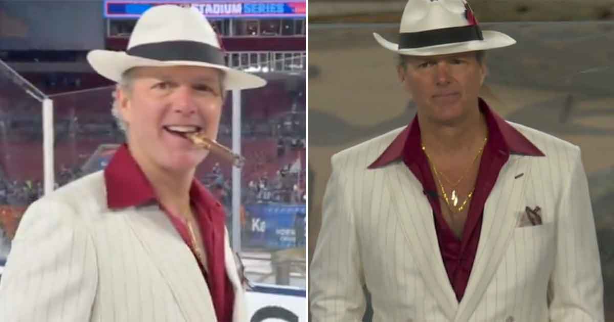 Jon Cooper perfectly captured the chaos of the outdoor game