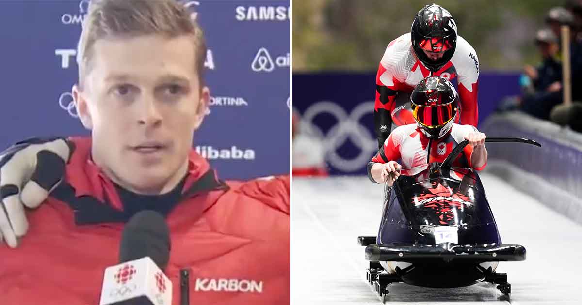 Canadian bobsledders give hilarious “hockey” interview