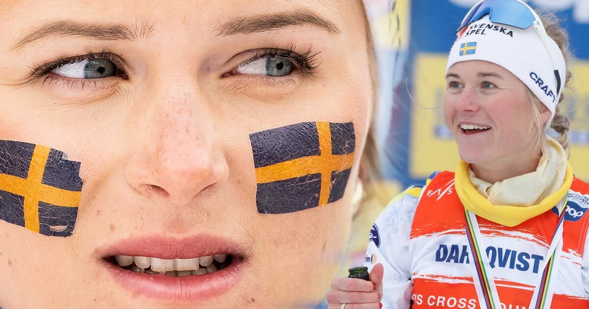 Frida Karlssons helt klockrena passning till lagkamraten Maja Dahlqvist ...
