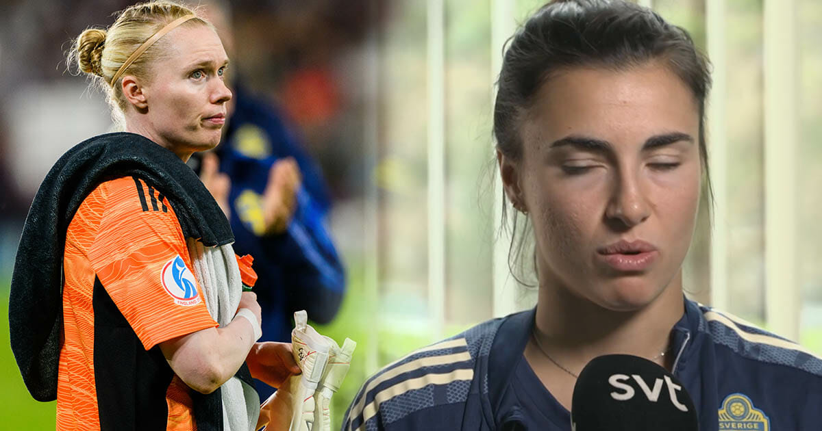 Lagkamraten bryter ihop efter känsliga frågan om Hedvig Lindahl: "Långt ...