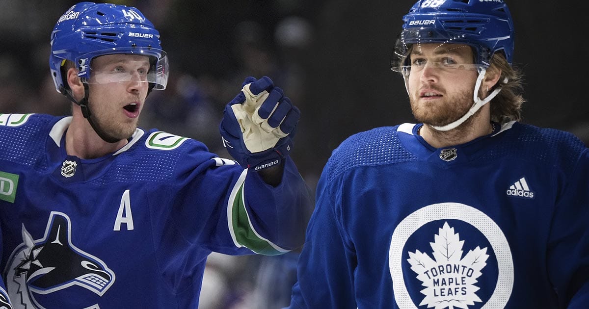 Kanadensiska superhyllningen till Elias Pettersson och William Nylander ...