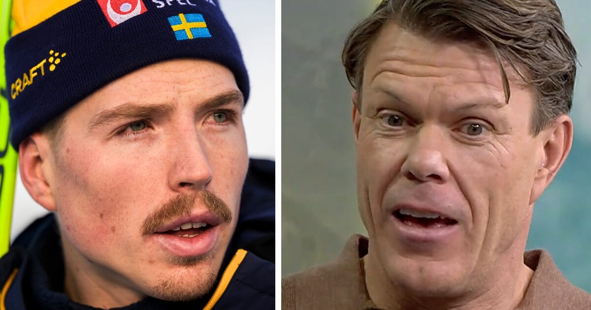 Mathias Fredriksson sågar det svenska herrlandslaget i längdskidor