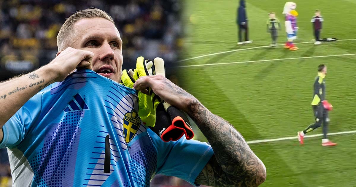 Robin Olsen utbuad i Premier League efter agerandet mot barnen