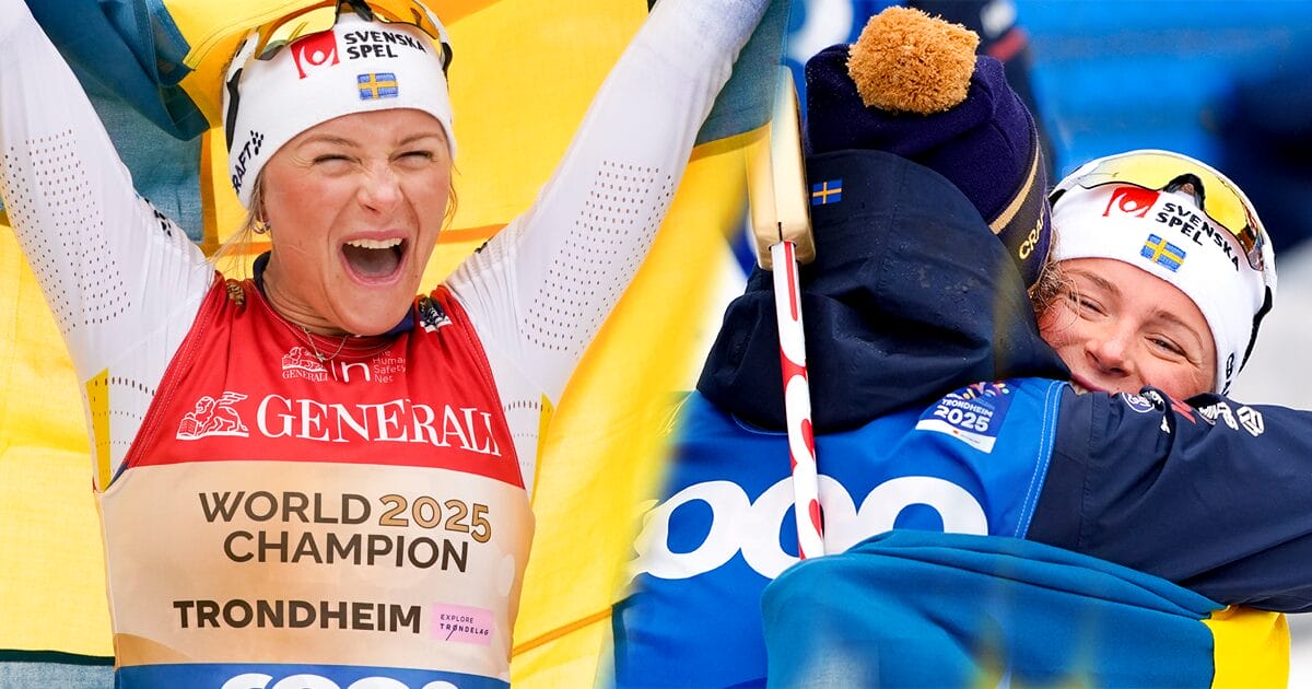 Frida Karlssons mamma Mias ord efter dotterns VM-guld