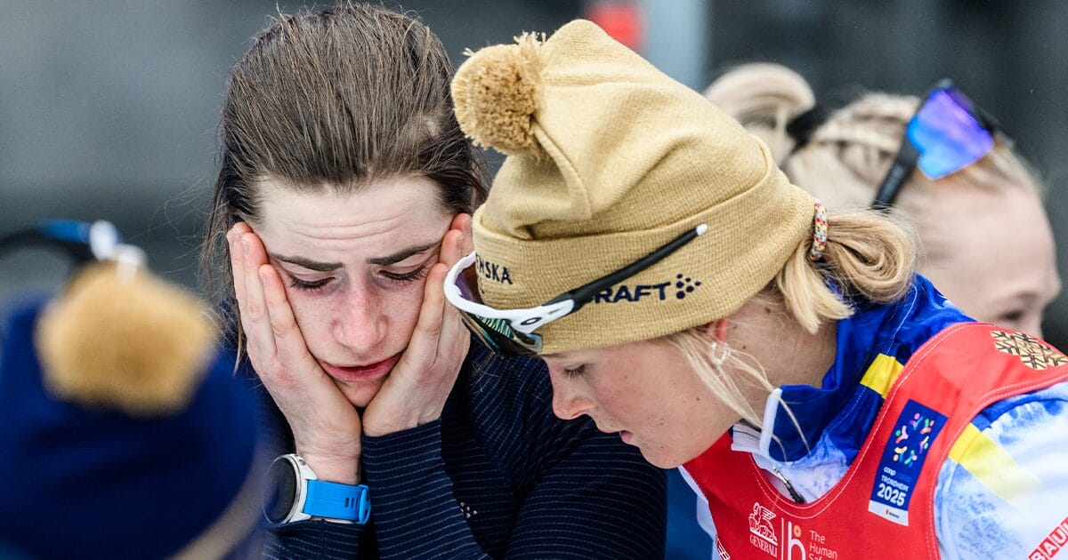 Ebba Anderssons stora sorg efter olyckan i VM – tröstas av Frida