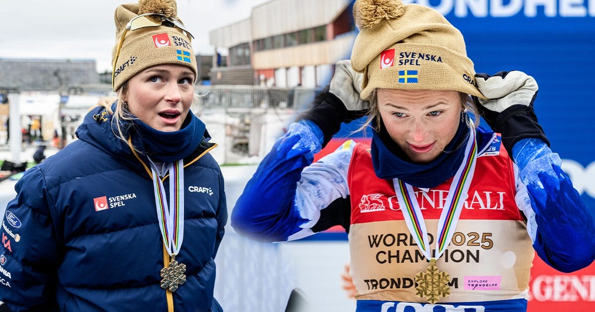 Frida Karlsson tvingades använda silvertejp för att kunna åka i VM