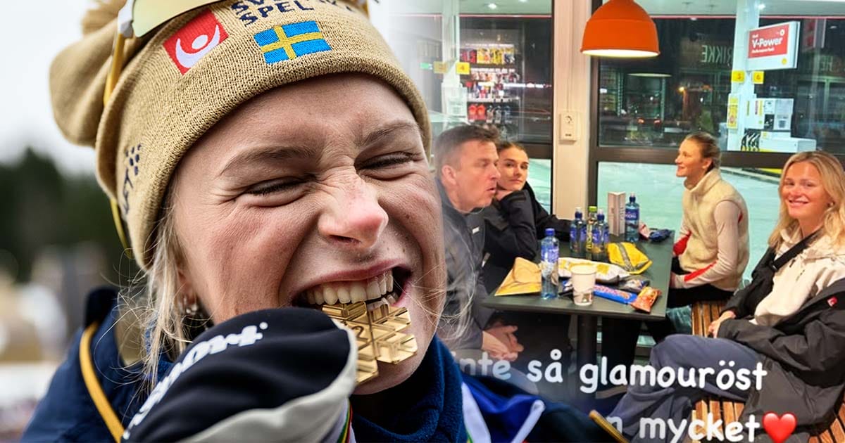 Oväntade bilden på Frida Karlsson i natt som alla svenskar älskar