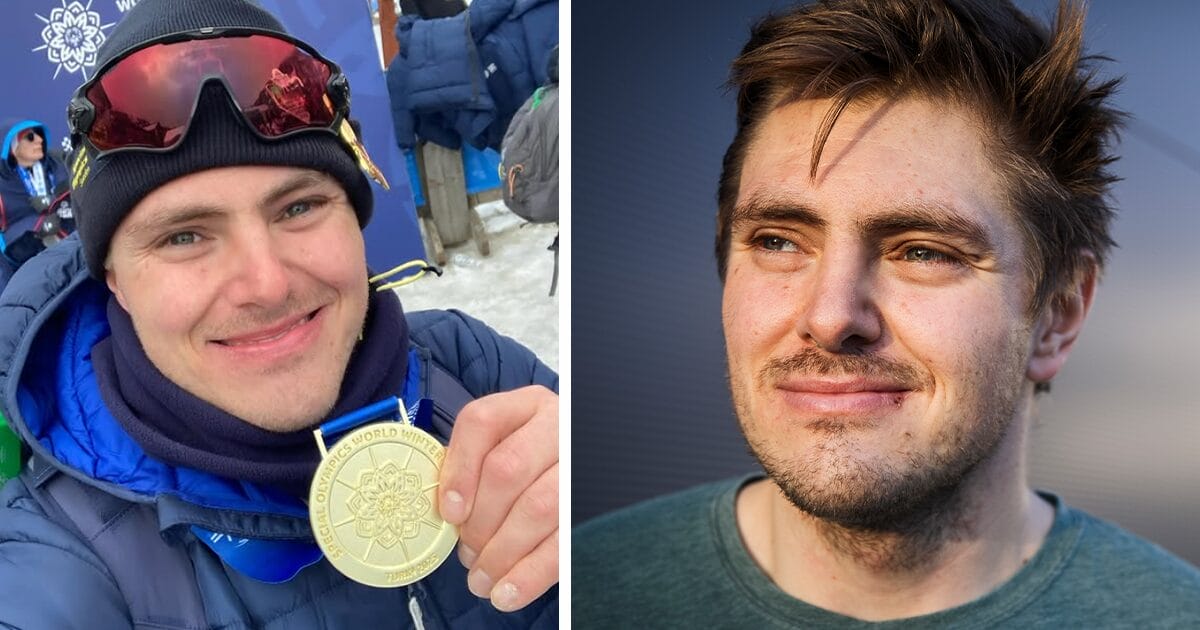 Okända skidhjälten Ricky Landgraff vann två guld för Sverige