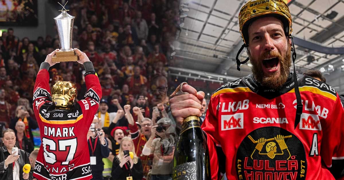 Luleås nya besked om hjälten Linus Omark efter SM-guldet