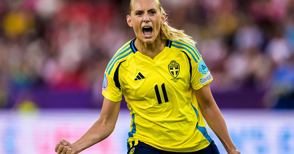 Stina Blackstenius kan bli historisk för Damlandslaget i fotbolls-EM