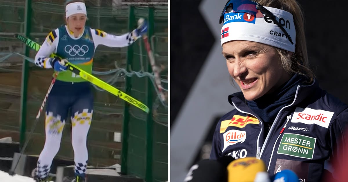 Therese Johaugs hjärtevärmande ord om Ebba Anderssons krasch