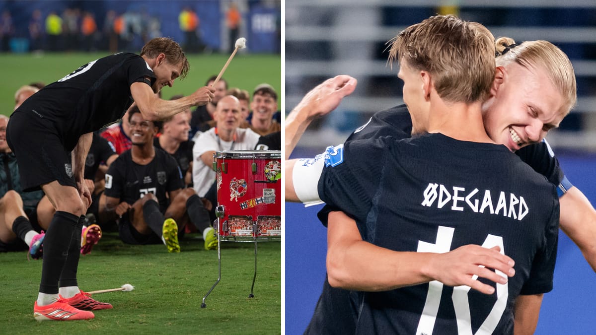 Jubelscenene av Martin Ødegaard og Norge i VM går verden rundt